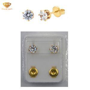 China Disposable Painless Ear Piercing Ear Nail Gun Built-in Hypoallergenic Gold Plating 316L Stainless Steel Birthstone Earrings Er5871g for sale