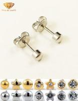 China Fashion Jewelry Ear Piercing Gun Special Studs Czech Drill Medical Stainless Steel Classic Stud Ear Piercing Piercing Piercing Nail Er5870g for sale