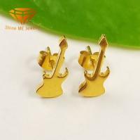 China Wholesale Customized Fashion Guitar Earrings Simple Fashion Ear Studs Er4822 for sale