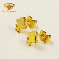 China Body Jewelry Stainless Steel Jewelry IP Gold Earrings Silver Jewelry Piercing Ear Studs Er4817 for sale
