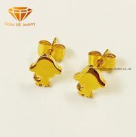 China Body Jewelry Stainless Steel Jewelry IP Gold Earrings Silver Jewelry Piercing Ear Studs Er4817 for sale
