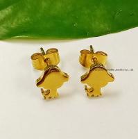 China Body Jewelry Stainless Steel Jewelry IP Gold Earrings Silver Jewelry Piercing Ear Studs Er4817 for sale