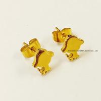China Body Jewelry Stainless Steel Jewelry IP Gold Earrings Silver Jewelry Piercing Ear Studs Er4817 for sale