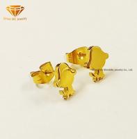 China Body Jewelry Stainless Steel Jewelry IP Gold Earrings Silver Jewelry Piercing Ear Studs Er4817 for sale