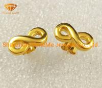 China Stainless Steel Jewelry 8 Word Earrings Silver Jewelry Chain Necklace Fashion Ladies Titanium Steel Accessories Epr3988 for sale