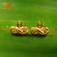 China Stainless Steel Jewelry 8 Word Earrings Silver Jewelry Chain Necklace Fashion Ladies Titanium Steel Accessories Epr3988 for sale