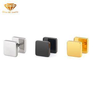 China Popular Fashion Titanium Steel Square Earrings Fashion Earrings for Men Personality Earrings Factory Wholesale Er0119 for sale