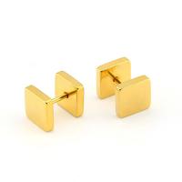 China Popular Fashion Titanium Steel Square Earrings Fashion Earrings for Men Personality Earrings Factory Wholesale Er0119 for sale