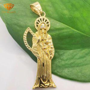 China 2024 European and American Jewelry Sickle Death God Skull Libra Stainless Steel Men's Pendant Sspt571 for sale