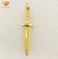 China Body Jewelry Silver Jewelry Latest Arrow Shape Hip Hop Silver Cubic Zirconia Stainless Steel Pendant Spt7225 for sale