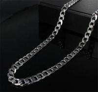 China Stainless Steel Single Buckle Six-Sided Grinding Necklace Titanium Steel Men's Jewelry Hip-Hop Cuban Chain Trend Thick Wide Chain Ssnl2618 for sale
