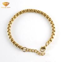 China Jewelry Chain European and American Titanium Steel Square Pearl Chains Hip-Hop Texture, Unisex Bracelet Ssbr502 for sale