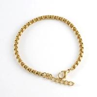 China Jewelry Chain European and American Titanium Steel Square Pearl Chains Hip-Hop Texture, Unisex Bracelet Ssbr502 for sale