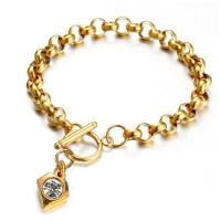 China Hot Selling O Word Peach Heart Titanium Steel Bracelet Love Peach Bracelet Can Be Engraved Korean Girl Bracelet Can Be Customized CB0123 for sale