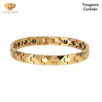 China Magnetic Tungsten Steel Bracelet for Business and Fashion, Available in Three Colors for Both Men and Women Tub-014G for sale