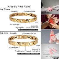 China Magnetic Tungsten Steel Bracelet for Business and Fashion, Available in Three Colors for Both Men and Women Tub-014G for sale