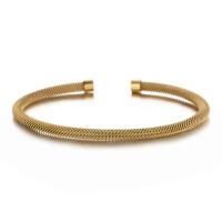 China New Mesh Bracelet Ins Punk Style Personalized Simple Cable Weaving Elastic Opening Men's and Women's Bracelets Hcb1193 for sale