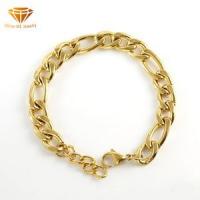 China European and American New Cross Border Titanium Steel 18K Bracelet Nk3: 1 Jewelry Chain Trend Hip Hop Cool Men's and Women's Same Style Bracelet Ssbr500 for sale