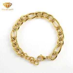China European and American New Cross Border Titanium Steel 18K Bracelet Nk3: 1 Jewelry Chain Trend Hip Hop Cool Men's and Women's Same Style Bracelet Ssbr500 for sale
