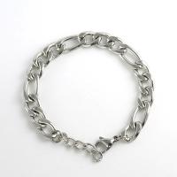 China European and American New Cross Border Titanium Steel 18K Bracelet Nk3: 1 Jewelry Chain Trend Hip Hop Cool Men's and Women's Same Style Bracelet Ssbr500 for sale