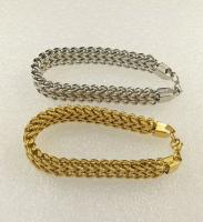 China Fashion Simple Titanium Steel Bracelet Multi-Ring and Multi-Layer Jewelry Stainless Steel Jewelry Chain Men's Bracelet Wholesale Sm2991 for sale