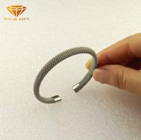 China European and American Cross-Border Simple Stainless Steel Wire Bracelet Fashion Atmospheric Steel Wire Bracelet DIY Bracelet Jewelry Wholesale Bg2168 for sale