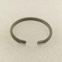 China European and American Cross-Border Simple Stainless Steel Wire Bracelet Fashion Atmospheric Steel Wire Bracelet DIY Bracelet Jewelry Wholesale Bg2168 for sale