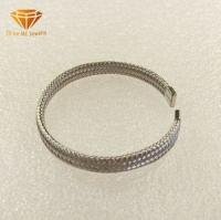 China Titanium Steel C-Shaped Mesh Woven Bracelet Hip Hop Tide Brand Steel Wire Bracelet Men's Twisted European and American Jewelry Bg2168 for sale