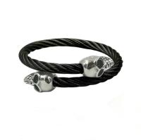 China Fashion Jewelry Titanium Steel Stainless Steel Bracelet Personalized Stainless Steel Casting Skull Bracelet Ssbg2724 for sale