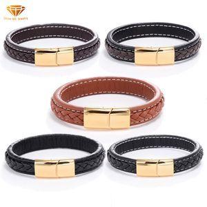 China Fashion Woven Leather Bracelet Bracelet Jewelry Multicolor Leather Rope Bracelet Wholesale (BL2857) for sale