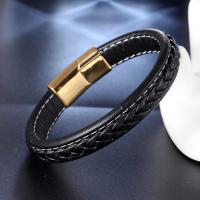 China Fashion Woven Leather Bracelet Bracelet Jewelry Multicolor Leather Rope Bracelet Wholesale (BL2857) for sale