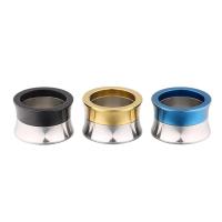 China Trendy Hip-Hop Stainless Steel Tunnel IP Gold Titanium Steel Ear Expansion Body Piercing Anti Allergic Piercing Jewelry Spg0607 for sale