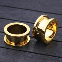 China Stainless Steel Hollow Cylindrical Ear Extensions Ear Hole Accessories Wheeled Ear Accessories Ear Tunnel Spg1819 for sale