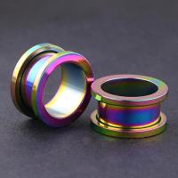China Stainless Steel Hollow Cylindrical Ear Extensions Ear Hole Accessories Wheeled Ear Accessories Ear Tunnel Spg1819 for sale