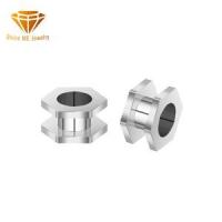 China Stainless Steel Hexagonal Ear Expander Titanium Steel Ear Plug Body Piercing Jewelry Spg2125 for sale