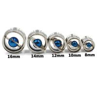 China Body Piercing Stainless Steel Internal Thread Planet Stainless Steel Plug Double Flare Ear Plug Spg1839 for sale