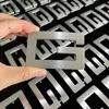China Pure Titanium Belt Buckle Titanium Alloy Through Type Smooth Light Plate Rust Free Head Letter G Tbbg3638 for sale