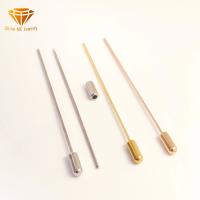 China Factory Direct Selling Hot Selling 316L Stainless Steel Brooch Pin with Plug Clothing Pin Long Pin Accessories Ssbp2301 for sale