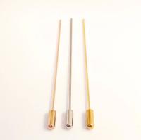 China Factory Direct Selling Hot Selling 316L Stainless Steel Brooch Pin with Plug Clothing Pin Long Pin Accessories Ssbp2301 for sale