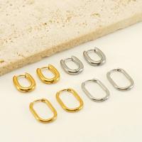 China European and American French Minimalist Ins Style Titanium Steel Batch Flower Earring Gold Stainless Steel Coil Earrings Wholesale Smer985 for sale