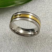 China High Quality Jewelry Engagement Gold Plated Jewelry Titanium Ring Titanium Wedding (TR1926) for sale