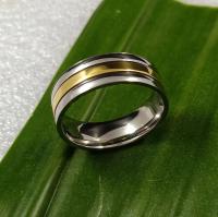 China High Quality Jewelry Engagement Gold Plated Jewelry Titanium Ring Titanium Wedding (TR1926) for sale