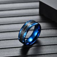 China Original New Solid Stainless Steel Carbon Fiber Ring New Product Titanium Steel Men's Ring Wholesale SSR2399 for sale