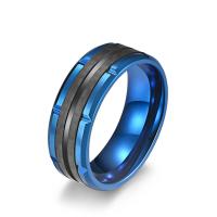 China Original New Solid Stainless Steel Carbon Fiber Ring New Product Titanium Steel Men's Ring Wholesale SSR2399 for sale