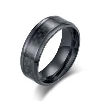 China Titanium Steel Carbon Fiber Ring Men's Jewelry Accessories in Stock SSR301 for sale