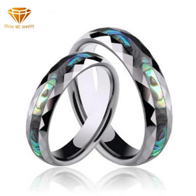 China Shineme Jewelry High Quality Shell Tungsten Ring Jewelry Tungsten Wedding Ring for sale