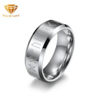 China Viking Humanistic Character Tungsten Steel Ring for Men and Women Customer Logo for Free Tungsten Wedding Rings Tst016s for sale