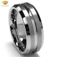 China Matte Surface Tungsten Trend Fashion Tungsten Ring for Men Tst2866 for sale