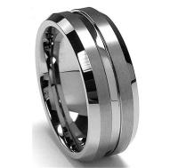 China Matte Surface Tungsten Trend Fashion Tungsten Ring for Men Tst2866 for sale