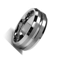 China Matte Surface Tungsten Trend Fashion Tungsten Ring for Men Tst2866 for sale